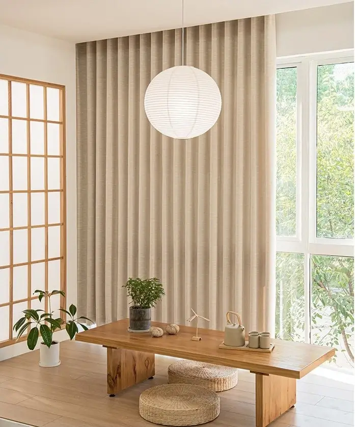 Motorised Ripplefold (Wave Fold) Curtain Track - iSmart Window